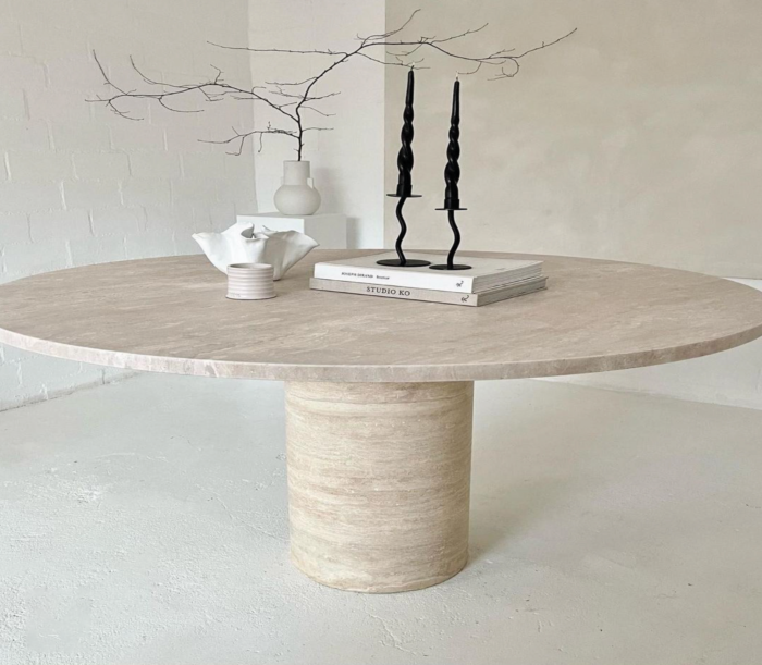 Travertin Esstisch “Cilin” – FALCO LIVING